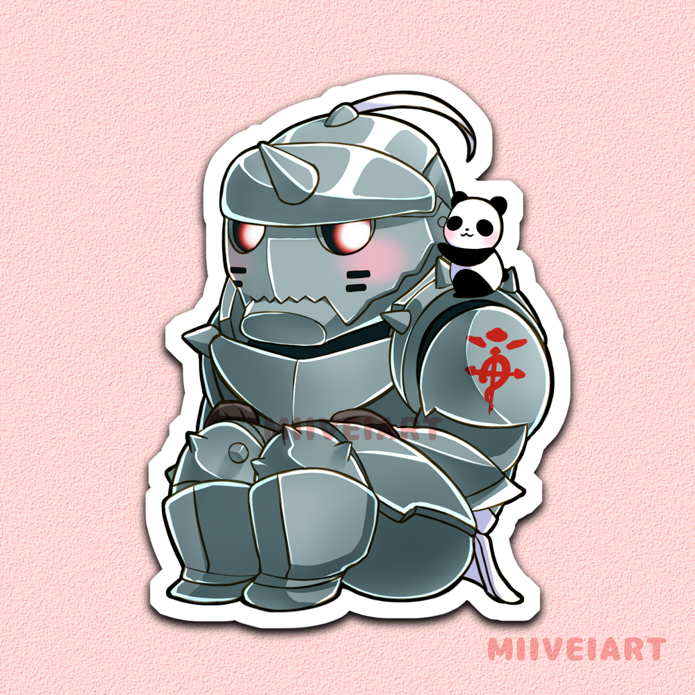 FMA Chibi Weatherproof Vinyl Stickers – MiiveiArt
